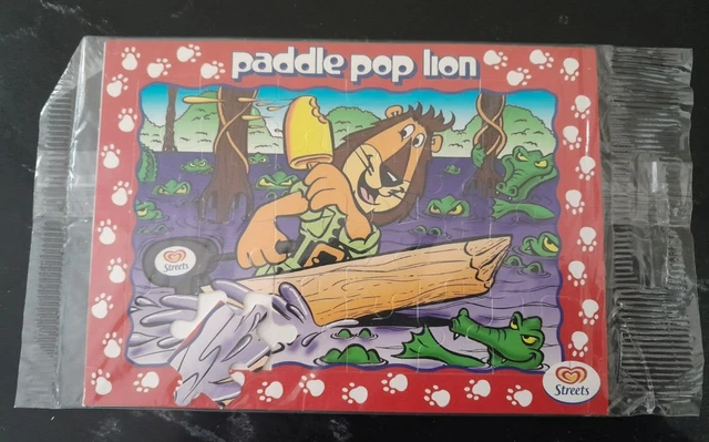 VINTAGE STREETS PADDLE Pop Lion Promotional Jigsaw Puzzle, Sealed ...