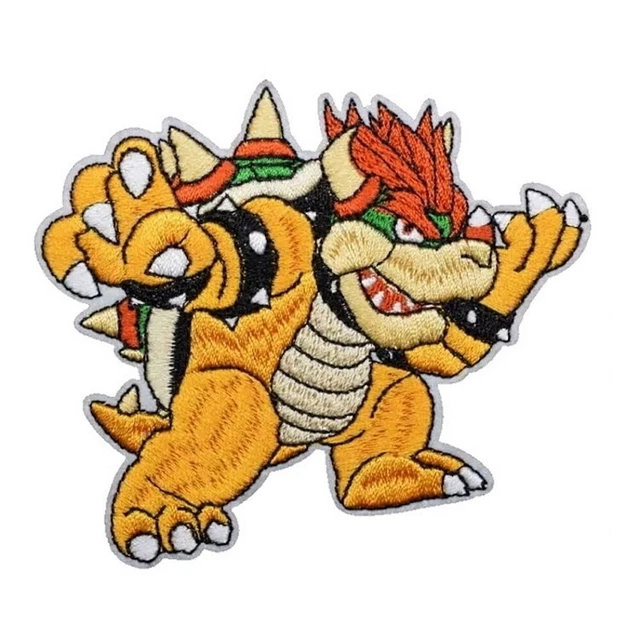 PATCH ÉCUSSON THERMOCOLLANT - Roi Bowser Mario (Réf a) EUR 4,99 ...