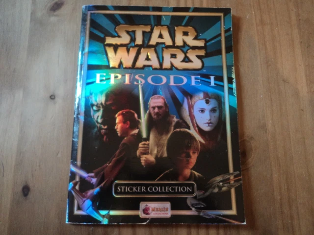 STAR WARS EPISODE 1 Sticker Album - Merlin Sticker Collection Part ...