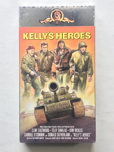 1970 KELLY'S HEROES - NEW/SEALED 1991 VHS MOVIE - CLINT EASTWOOD ...