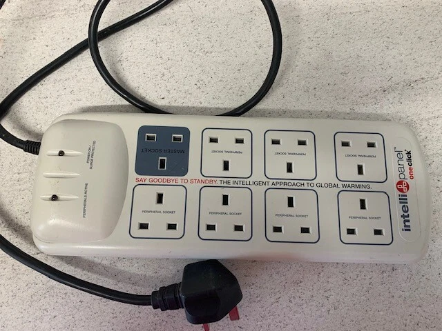 ONECLICK INTELLIPANEL AUTOMATIC power saving 8-Way Power Extension ...