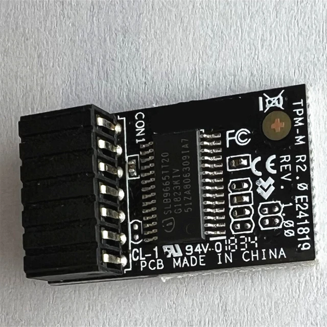 1PCS TPM 2.0 Module (14-1 Pin) Trusted Platform Module LPC For ASUS TPM ...