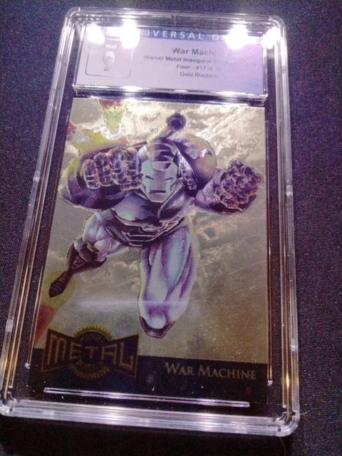 WAR MACHINE MARVEL Metal Gold Blaster CGC 9 17 de 18 Avengers comme ...