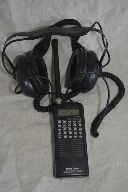 RADIO SHACK 100 Channel Programmable Scanner Mod 20-305 w/ Racing ...