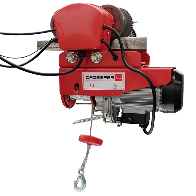 ARGANO ELETTRICO CROSSFER con gatto da corsa 300 kg cavo con telaio verricello EUR 289,10 ...