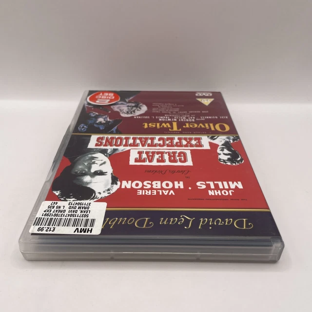 DAVID LEAN DOUBLE Bill DVD - Great Expectations/Oliver Twist - New ...