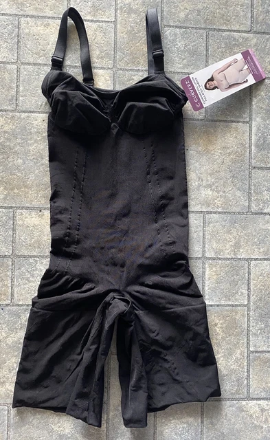 CURVEEZ COMFORT EVOLUTION MEDIUM Full Body Shaper Black Slimming ...