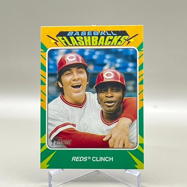 2024 TOPPS HERITAGE Mini JOHNNY BENCH Flashback Baseball Inserisci ...