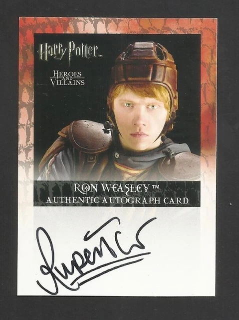 ARTBOX RUPERT GRINT Ron Weasley Harry Potter Heroes And Villains ...