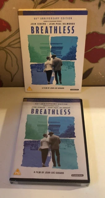 BREATHLESS 60TH ANNIVERSARY Edition + Slip Cover Region 2 DVD NEW ...
