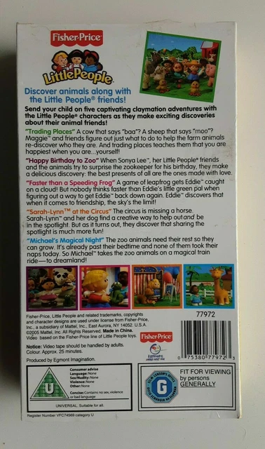 LITTLE PEOPLE VOLUME 3 Discovering Animals VHS Video Cassette *New ... LITTLE PEOPLE VOLUME 3 Discovering Animals VHS Video Cassette *New ...