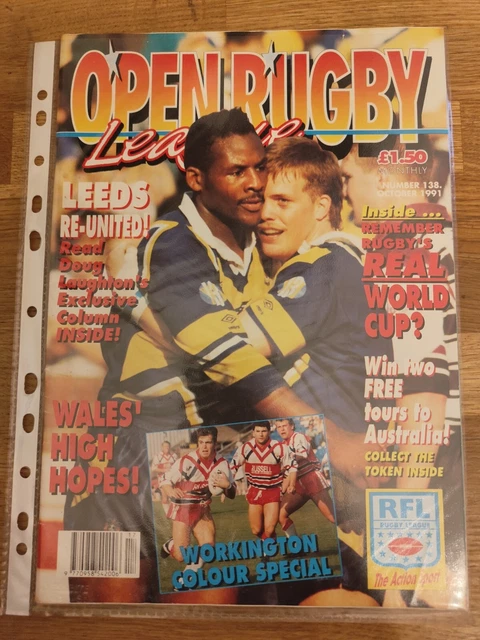MAGAZINE - OPEN Rugby League Magazine #138 Oct 1991 £2.50 - PicClick UK