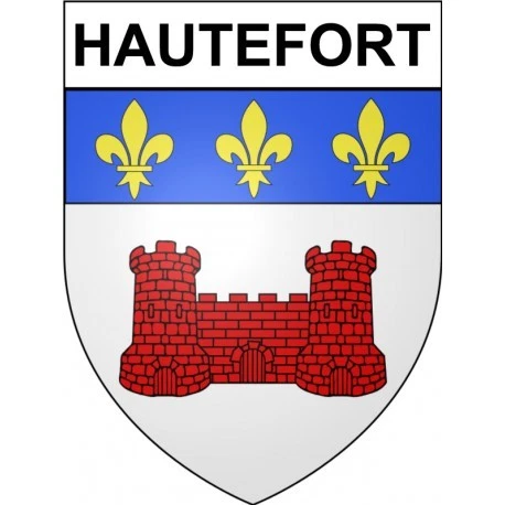 HAUTEFORT 24 VILLE Stickers blason autocollant adhésif Taille:12 cm EUR 3,99 - PicClick IT