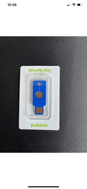YUBICO YUBIKEY FIDO2 U2F USB-A Blue $15.68 - PicClick