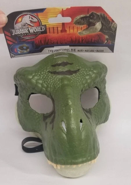 JURASSIC WORLD LEGACY Collection Green Tyranosaurus Rex T-Rex Mask New ...