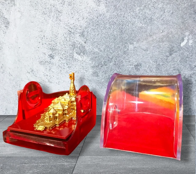 GOLD PLATED AYODHYA Ram Manir Temple - Shree Ram Janam Bhumi (1162) £14 ...