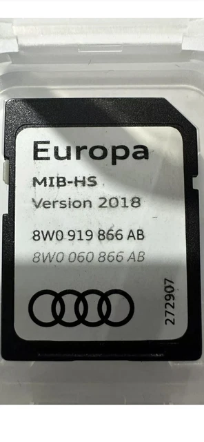 ORIGINALE AUDI A1 A6 A7 Q3 Q2 Q5 Maps SAT NAV SD CARD 2018 8WO 919 866 ...