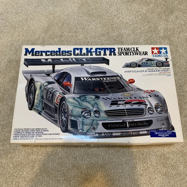 MERCEDES CLK GTR Sportswear Tamiya Plastic Race Car Toy Model Kit 1:24 ...
