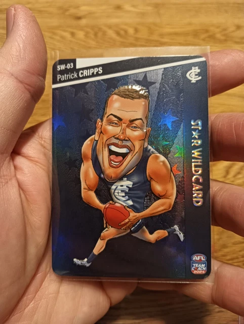 2024 AFL TEAMCOACH Star Wildcard - Patrick Cripps SW-03 Carlton Blues ...