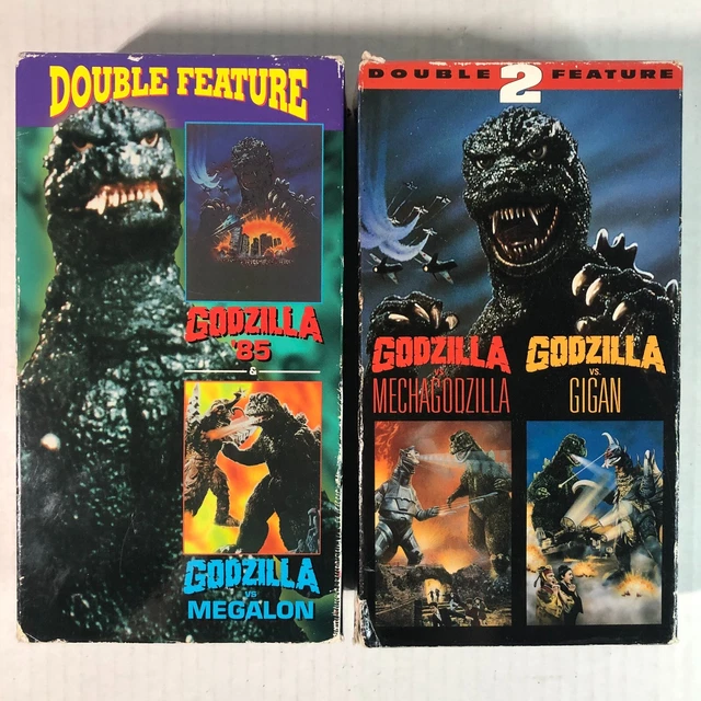 SET DE 3 Godzilla VHS - Godzilla 1985, Godzilla Vs Gigan, Godzilla Vs ...