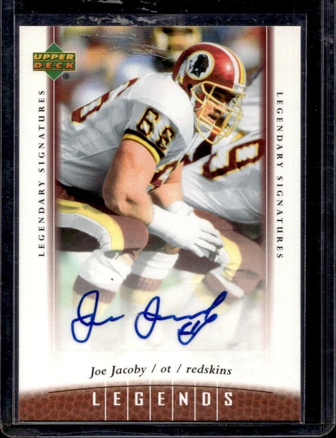 2006 UD LEGENDS Joe Jacoby signatures légendaires autographe auto #64 ...