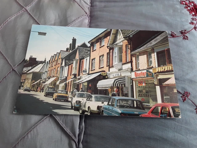 POSTCARD HIGH STREET Budleigh Salterton Devon Baxter, The Buttery ...