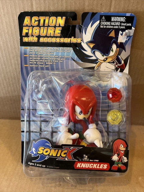 VINTAGE SONIC THE Hedgehog X Knuckles by Toy Island Action Figure ...