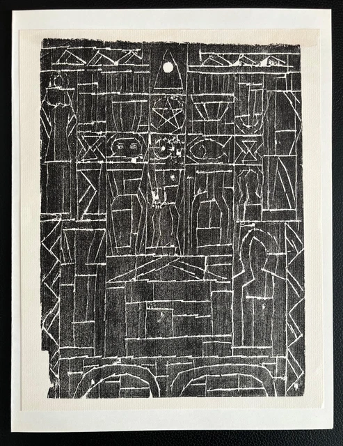 JOAQUÍN TORRES GARCÍA Original Woodcut Constructivism EUR 300,00 - PicClick DE
