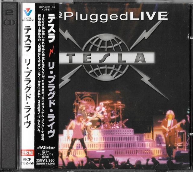 TESLA REPLUGGED LIVE JAPAN 2 CD OBI 2001 Victor ‎– VICP-61655-56 EUR 39 ...