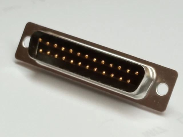 D-SUB CONNECTOR, 25 Pin, Male, Welding, DB25, DSUB25, Serial, Parallel ...