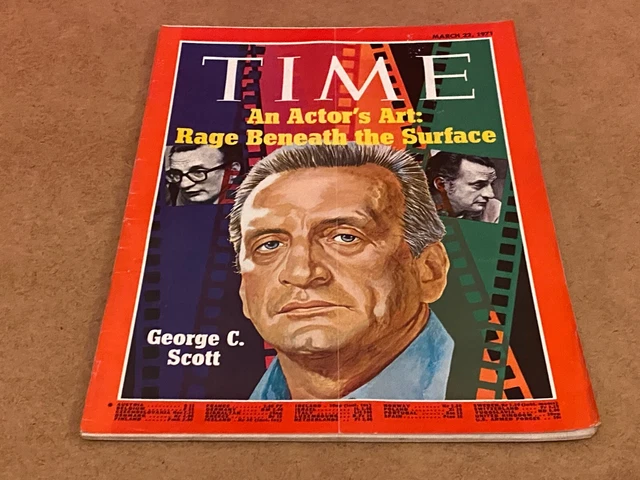 T378 TIME MAGAZINE 22/3/1971 George C Scott, Quentin Anderson, Mathis ...