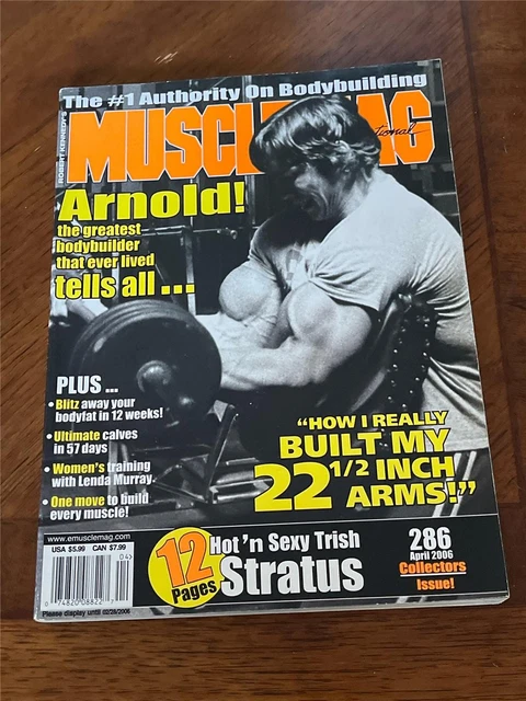 MUSCLEMAG BODYBUILDING MSUCLE magazine ARNOLD SCHWARZENEGGER/Trish ...