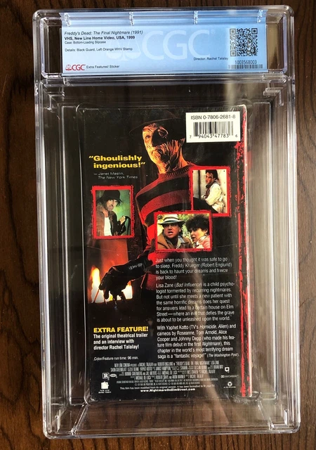 THE FINAL NIGHTMARE VHS Tape CGC 9.4 A+ £143.01 - PicClick UK