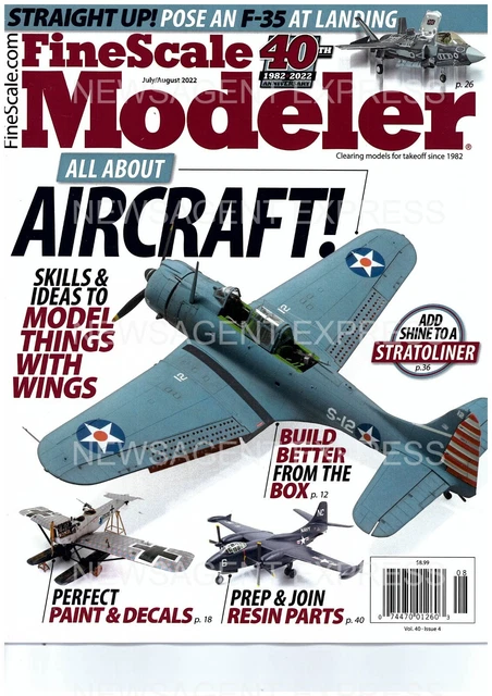 FINESCALE MODELER MAGAZINE Issue: July/August 2022 All About Aircraft ...