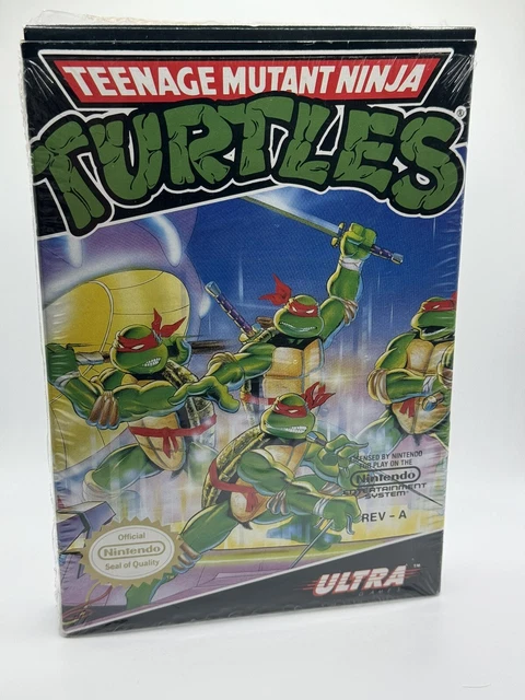 🔥NINTENDO ULTRA GAMES🔥TEENAGE Mutant Ninja Turtles🔥USA/Canada🔥Wata🔥CIB🔥 ...