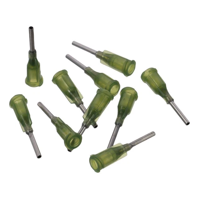 PLASTIC BLUNT TIP 14 Ga Screw-on Needle Tip Luer Lock Dispensing ...