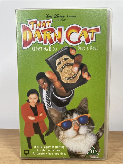 THAT DARN CAT Christina Ricci VHS [Disney] Walt TESTED RARE TAPE £22.31 ...
