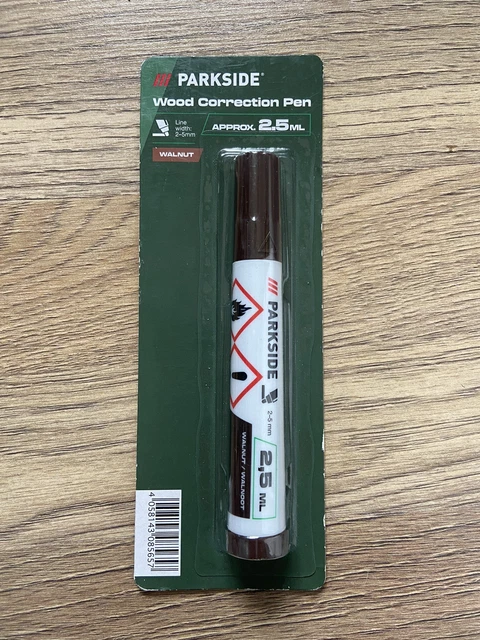 PARKSIDE WOOD CORRECTION Pen 2-5mm Walnut 2.5ml £5.86 - PicClick UK
