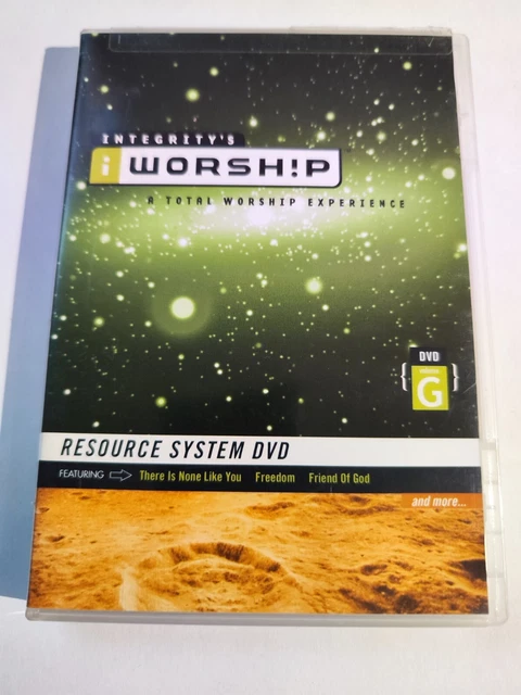 INTEGRITY'S I WORSHIP Resource System DVD Vol G Total Worship Experience $12.81 - PicClick CA