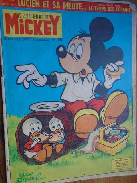 LE JOURNAL DE MIckey hebdomadaire N° 565 EUR 3,00 - PicClick FR