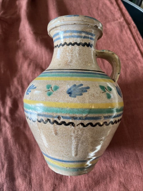VASE CÉRAMIQUE AVEC Une Anse Style Amphore EUR 45,00 - PicClick FR