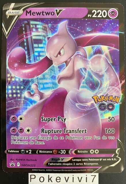 MEWTWO V 030/078 Ultra Rare - 2022 Pokemon Go NM EUR 7,86 - PicClick FR