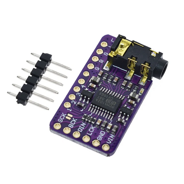 GY-PCM5102 DAC DIGITAL-TO-ANALOG Converter Voice Module I2S IIS for ...