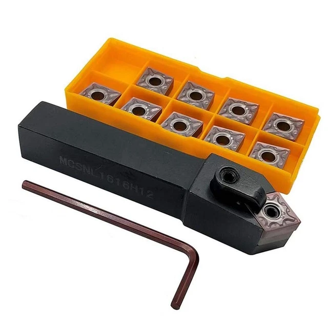 PORTE-OUTIL DE TOURNAGE de pointe avec inserts en carbure CNMG120408MA VP15TF EUR 35,12 ...