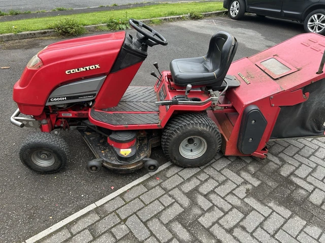 COUNTAX C600H RIDE On Mower 42" Cut Hydro Grass Collect Stripes Honda ...
