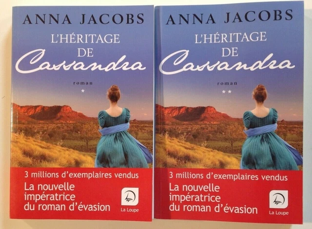 L'HERITAGE DE CASSANDRA 1-2 Anna Jacobs Ed LOUPE livre roman EUR 11,00 ...
