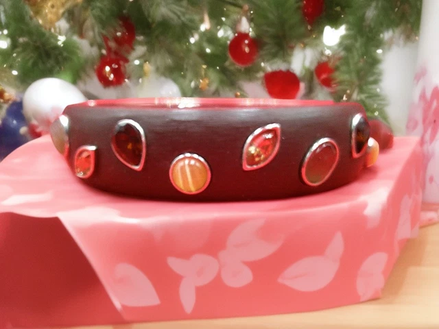 BRACELET CAMILLE LUCIE incrusté pierres couleurs différentes. EUR 18,50 ...