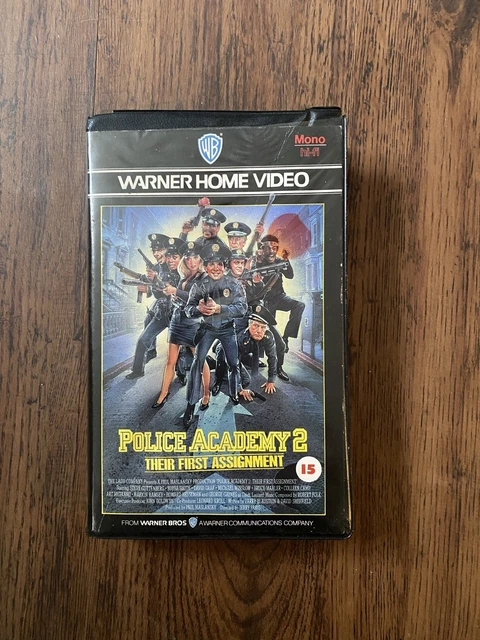 POLICE ACADEMY 2 Ex Rental VHS Warner Bros Big Box 1985 £21.50 ...