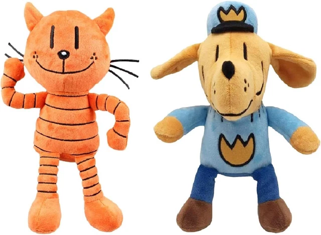 DOGMAN&DOG MAN'S LI'L Petey,Funny Detective-Dog Stuffed Toy,Cute ...