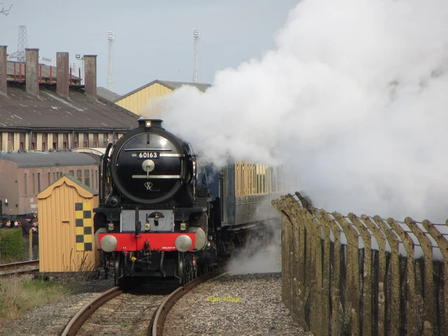 PHOTO 6X4 DIDCOT Railway Centre A1-class locomotive No. 60163 heads a ...